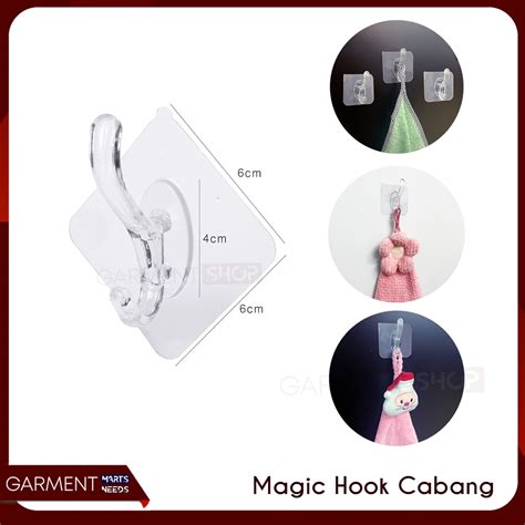 Jual Gantungan Cantolan Tempel Dinding Lem Super Kuat Magic Hook