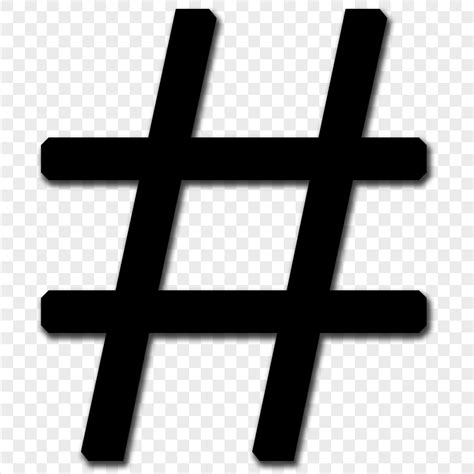 Hashtag Symbol Aesthetic