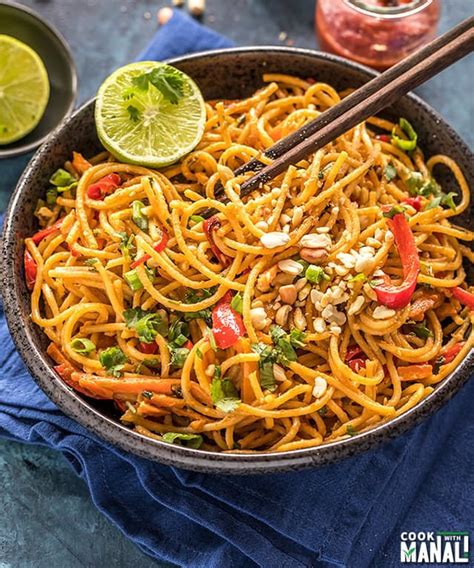 Instant Pot Thai Peanut Noodles Punchfork
