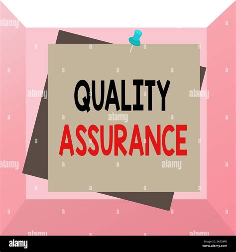 Conceptual Hand Writing Showing Quality Assurance Concept Meaning Preventing Mistakes And