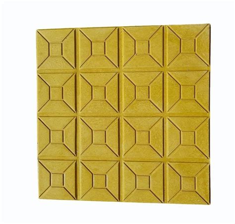 Yellow Cement Parking Tile Size 1x1 Feet 300x300 Mm At 27 Piece In