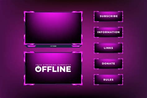 Girly Screen Overlay Vector Template Graphic By Iftidigital · Creative