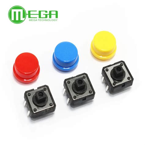 20pcs Integrated Circuit Tactile Push Button Switch Momentary 12 12 7