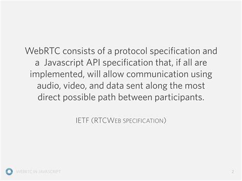 Introduction To Webrtc Ppt