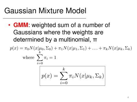 PPT Gaussian Mixture Models And Acoustic Modeling PowerPoint Presentation ID