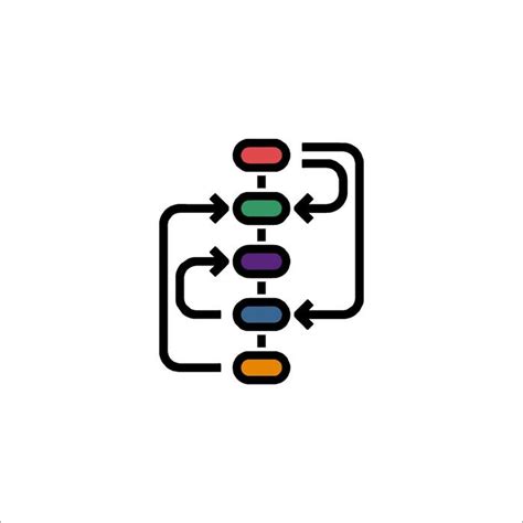 Process Flow Icon Vector Art Icons And Graphics For Free Download