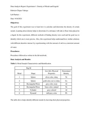 CHEM Lab Determining The Enthalpy Of A Chemical Reaction LAB Report Lab Determining