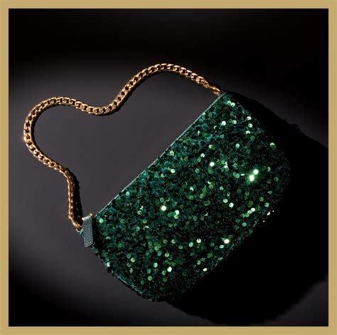 The Wizard Of Oz X Fossil Special Edition Emerald Sequin Jolie Bag Zb11103996 Fossil