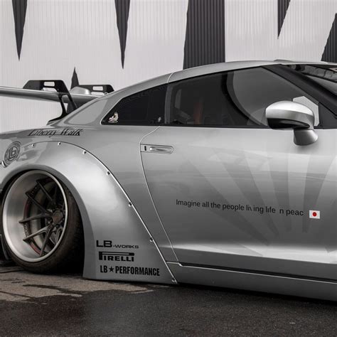 Liberty Walk Lb Works Type I Ver1 Rear Wing For R35 Nissan Gt R