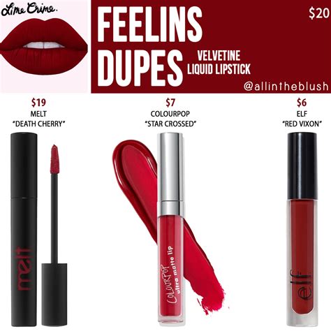 Lime Crime Feelins Velvetine Liquid Lipstick Dupes All In The Blush