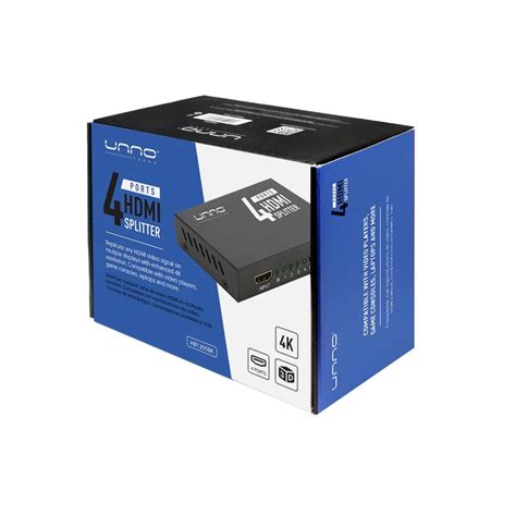 Unno Tekno 4 Ports 4k Hdmi Splitter Xpert Business Systems Limited