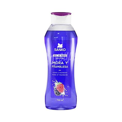 Sanko Sanko Gel de baño o ducha con extracto de mora y frambuesa sanko
