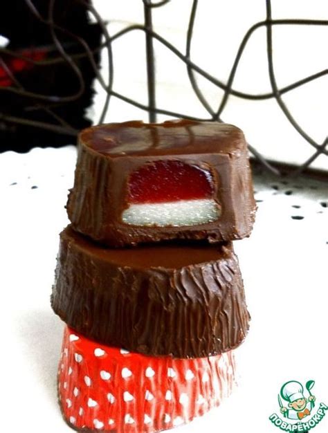 Шоколадные конфеты с двойной начинкой Recipe Desserts Food Recipes