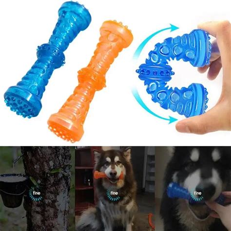 Pet Toy Dog Chew Molar Teeth Clean Teeth Bite Dumbbell Resistant Tpr