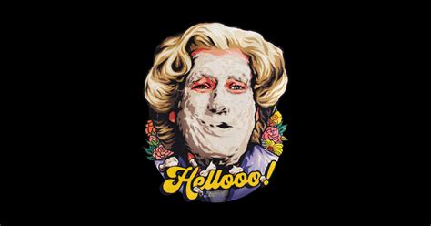 Hellooo Mrs Doubtfire Sticker Teepublic