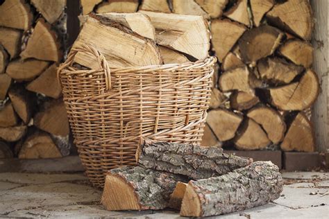 Le Panier à Bûche Idéal Pour Ranger Vos Bûches Et Décorer Votre
