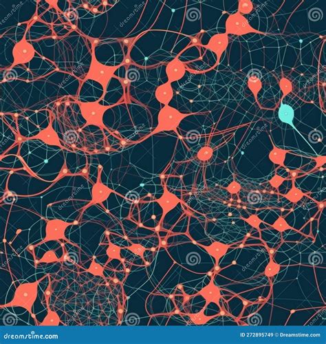 Abstract Random Background Seamless Tile Of A Generative Ai Theme