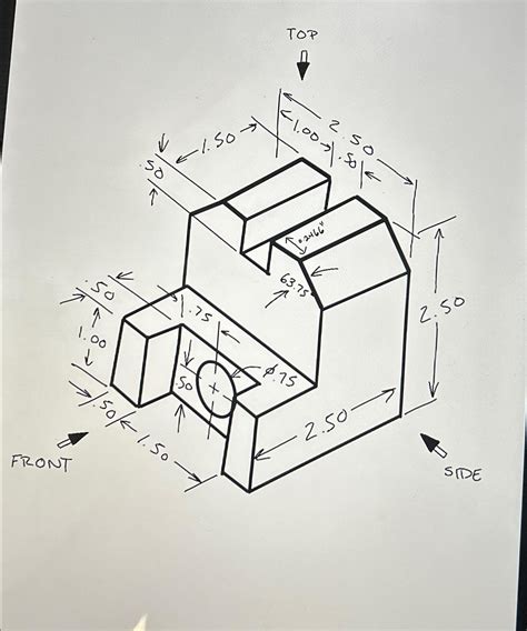 Calculate The Volume Of The Part Chegg
