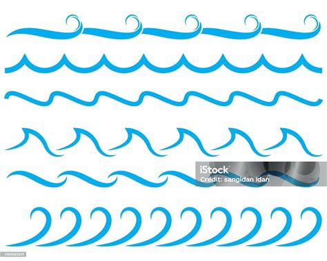 水波符號和圖示徽標範本向量圖形及更多商務圖片 商務 商標 圓形 Istock