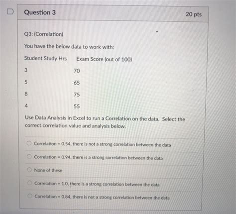 solved d question 1 20 pts q1 hypothesis testing if you