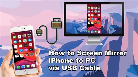 How To Mirror Iphone Pc Using Usb Cable Mirror Ideas