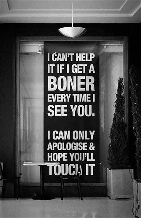 I Cant Help It If I Get A Boner Funny Sign Dump A Day