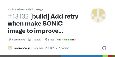 Build Add Retry When Make Sonic Image To Improve Success Rate