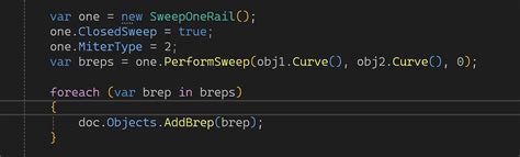 OneSweep Problem Rhino Developer McNeel Forum