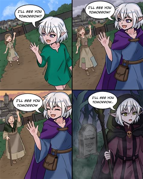 The Origins Of An Elf Necromancer Comics No Translation Oranyaa