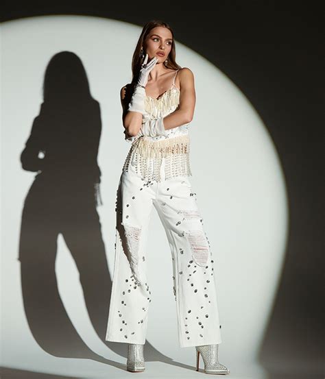 Alix Pearl Embellished Blazer Akira