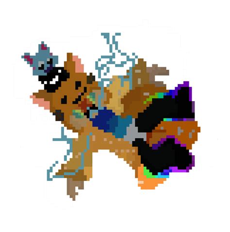 I Maxe A Pixel Art For My Cousins Character Rroblox