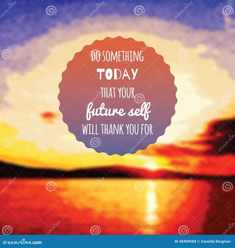 Inspirational Quote Illustration Stock Illustration Illustration Of