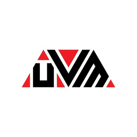 El Diseño Del Logotipo Del Triángulo Uvm Con Forma De Triángulo El