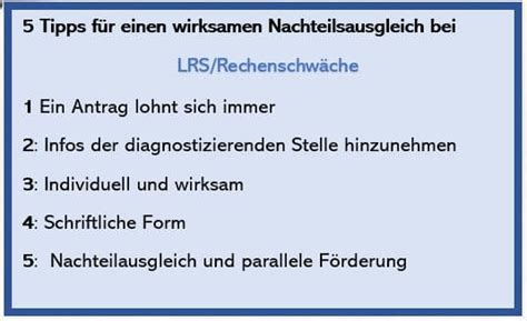 Nachteilsausgleich Formulierungshilfen Decwee