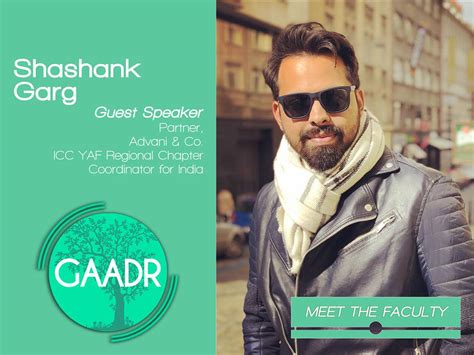 The Pact Advocate Shashank Garg Will Be Joining Us On The Last Day For A Session On
