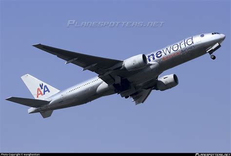 N796AN American Airlines Boeing 777 223ER Photo By Wanghaotian ID