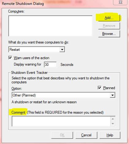 Shutdown Any Remote Computer In The Same Network Techworld 4 U