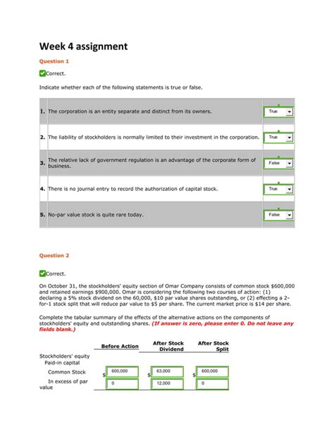 Week 4 Wiley Plus Assignment Pdf Stocks And Bonds Personal Investing