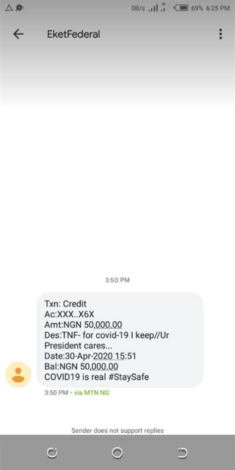 Is This 50k Credit Alert From Fg Real See Picture Romance Nigeria