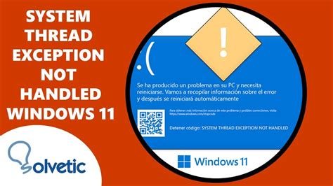 Resolva O Erro System Thread Exception Not Handled No Windows 11