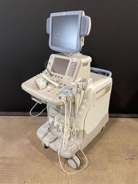 Ge Logiq 7 Ultrasound Machine To Include 5 Probes 3s M12l 4c 9l E8c