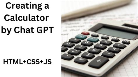 Coding A Basic Calculator By CHATGPT YouTube