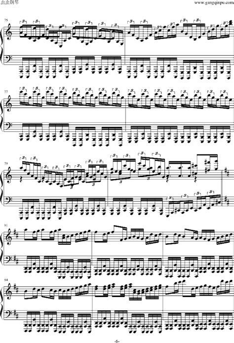 钢琴版摇滚卡农 钢琴谱钢琴曲 帕赫贝尔 Pachelbel 歌谱简谱网