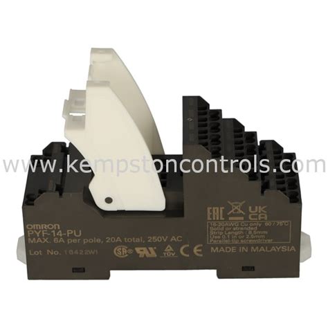Omron PYF 14 PU OMRON SOCKET DIN RAIL SURFACE MOUNTING 31MM 14 PIN