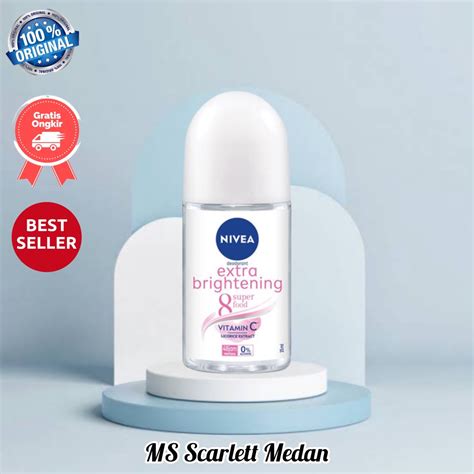 Jual Nivea Deodorant Extra Brightening 25ml Bpom Original Shopee