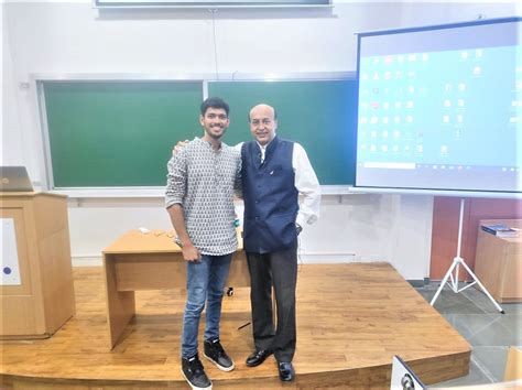 Dr Tapas Kumar Chatterjee On Linkedin With Akshay Vaidya From My Retail Class Today