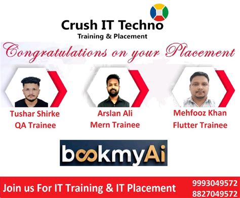 Crush It Techno Cit On Linkedin Congratulations 🎉 To Selected