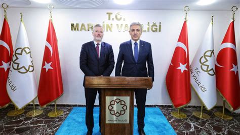 Norveçin Ankara Büyükelçisi Andreas Gaarder Mardin Valiliğini Ziyaret Etti Mardin Haberleri