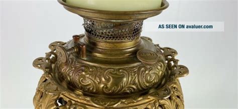 Antique Bradley And Hubbard Oil Lamp Converted 47728938