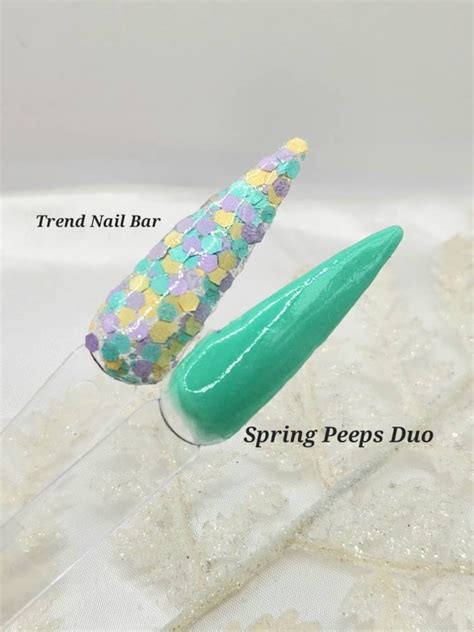 Spring Peeps Duo Dip Powder Spring Dip Powder Green Dip Powder